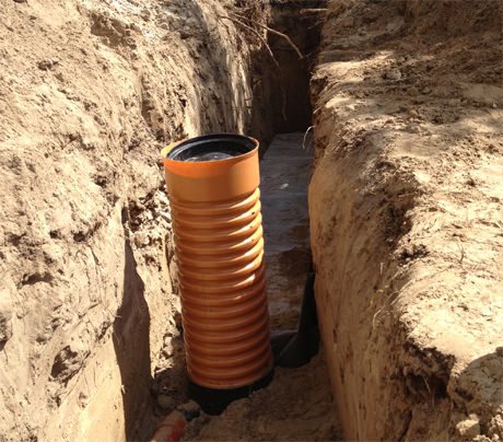 Faskine til regnvand / nedsivning | Skaarup Teknik